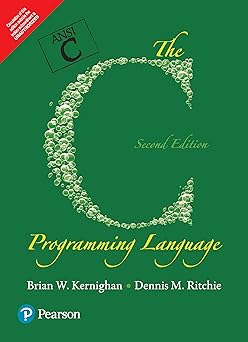 Amazon.com: The C Programming Language | Second Edition | By Pearson: Brian W. Kernighan, Dennis ...