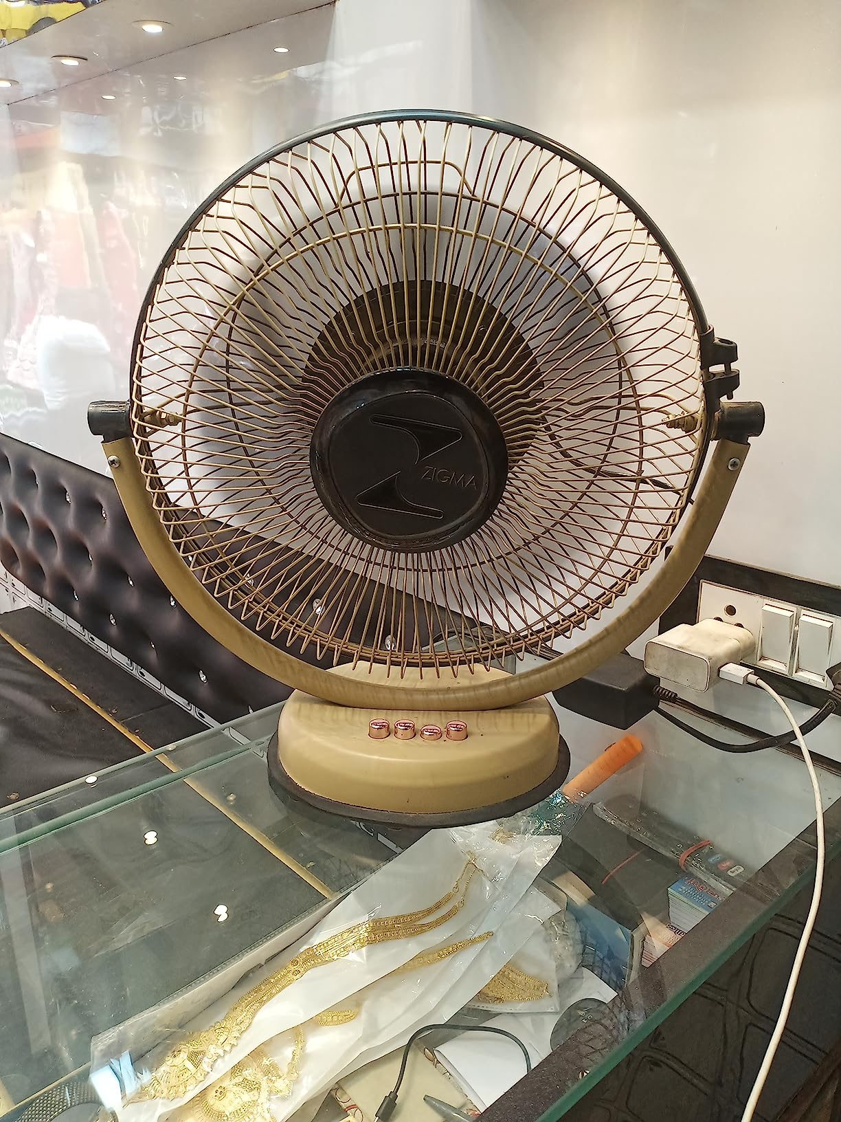 Buy ZIGMA TIKTIK Quiet Portable 300 mm Ultra High Speed 3 Blade Table ...