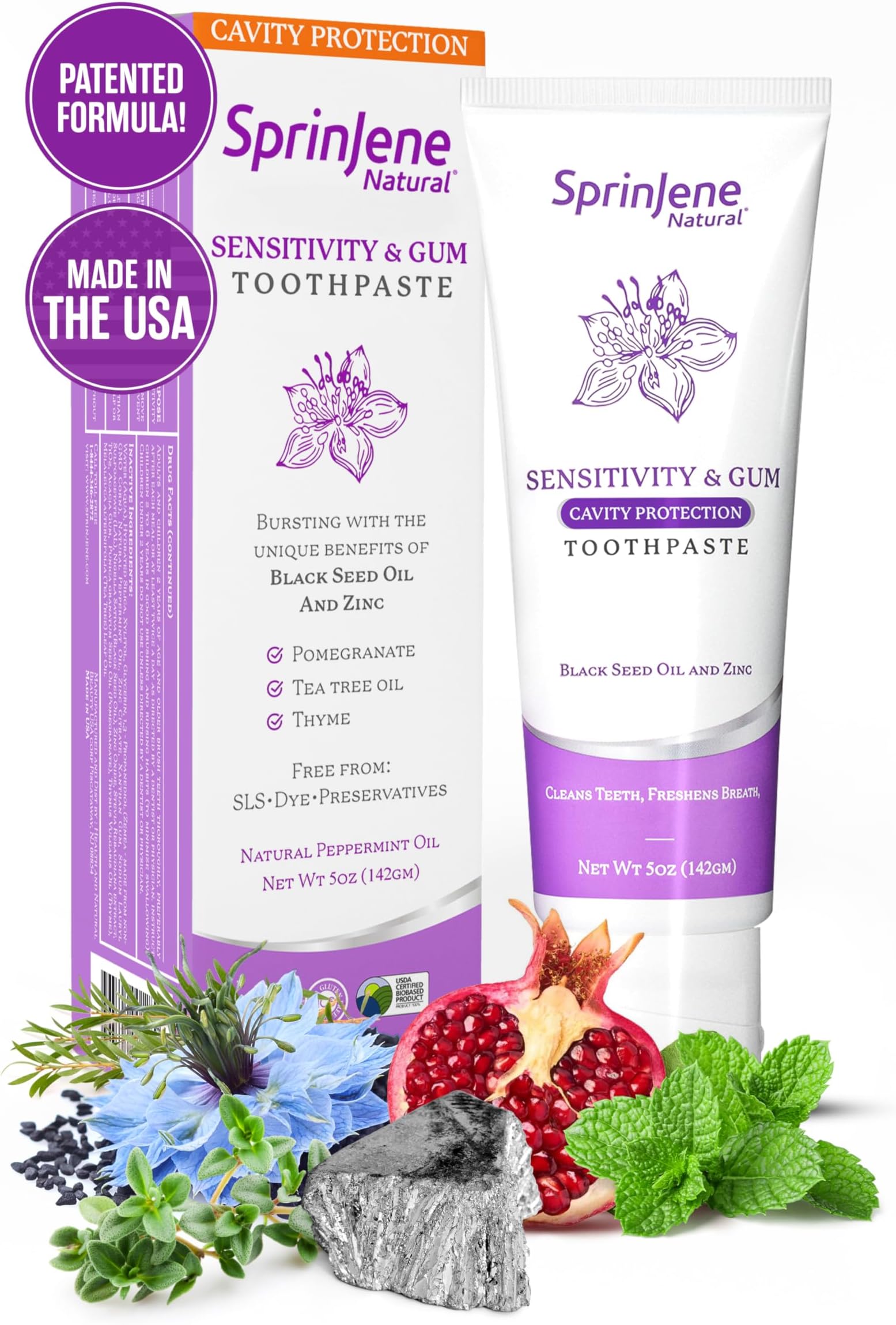 Amazon.com: Verve Ultra SLS-Free Toothpaste with Fluoride, 4.5 oz ...