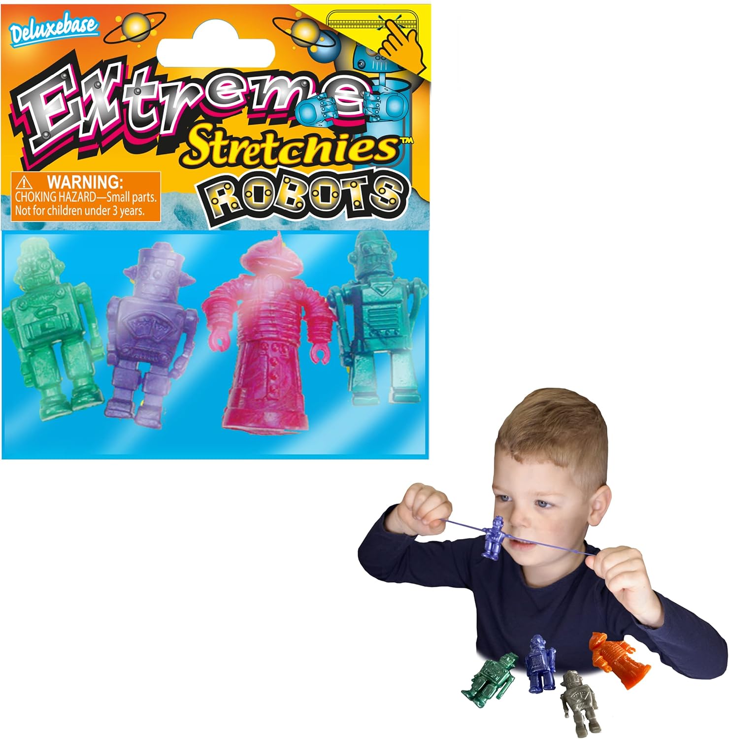 Amazon.com: Deluxebase Extreme Stretchies - Robot from Stretchy Sensory ...