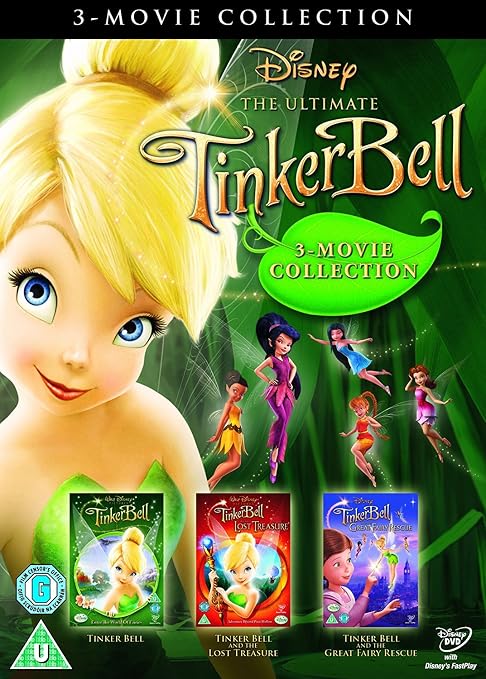 The Ultimate TinkerBell 3 movie Collection (6 discs: Bluray + Dvd of ...