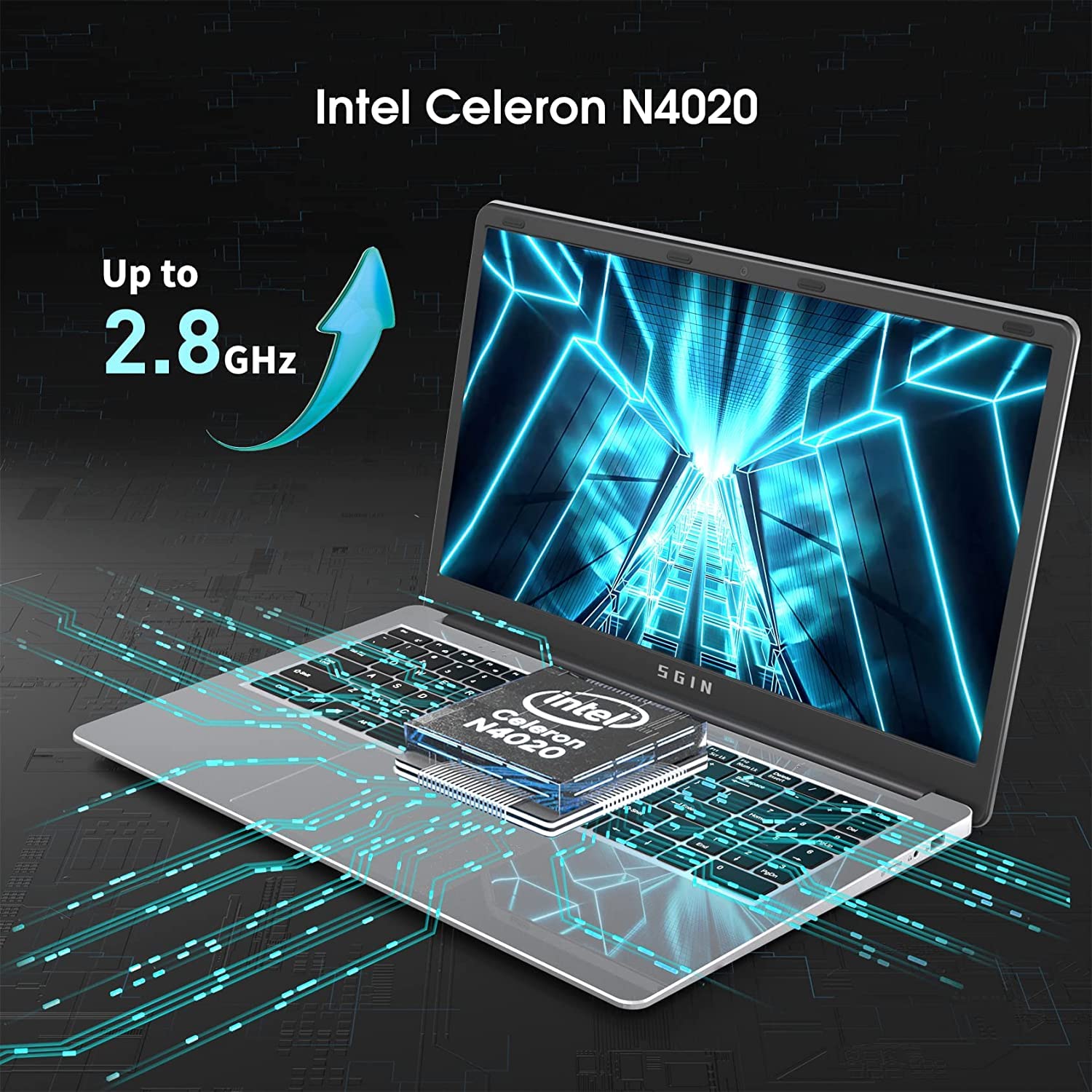SGIN Laptop 15.6 Inch 4GB DDR...B0BZS78JSQ | Encarguelo.com
