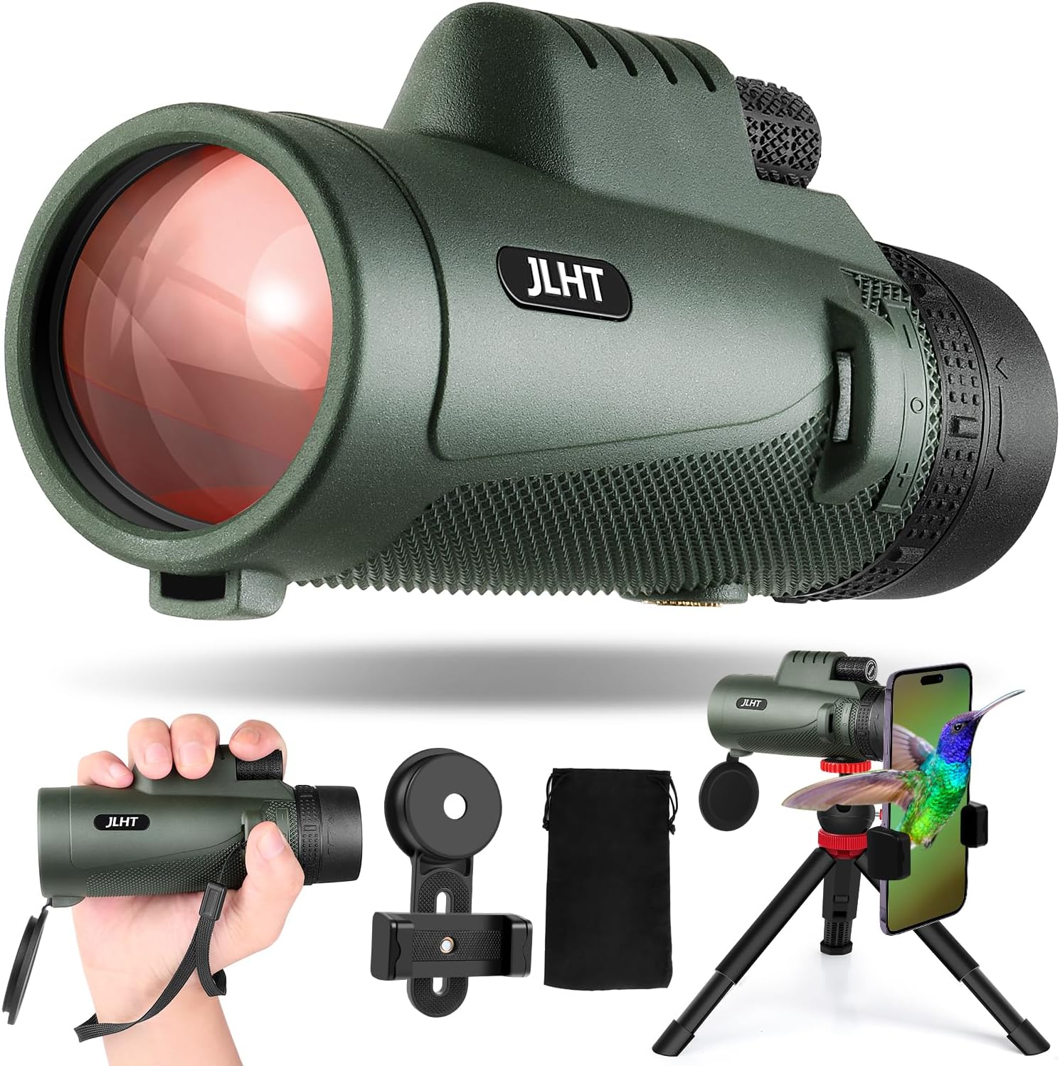 Amazon.com : 2023 New 80x100 Monocular Telescope Low Night Vision for ...