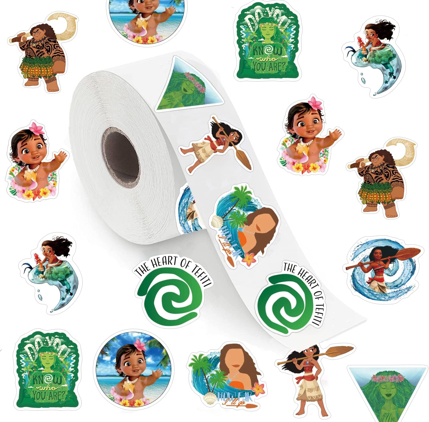 Amazon.com: SmileMakers Moana Stickers - Prizes and Giveaways - 100 Per ...