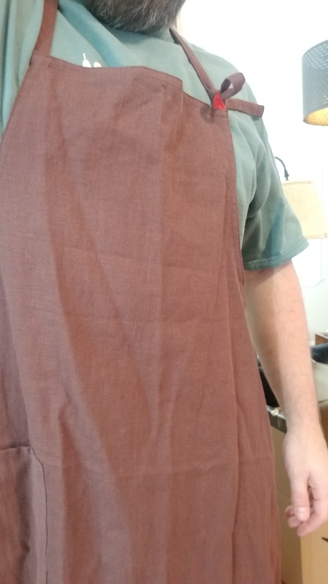 Amazon.com: Linen Apron 4 Color, Unisex Adjustable Easy Care House ...