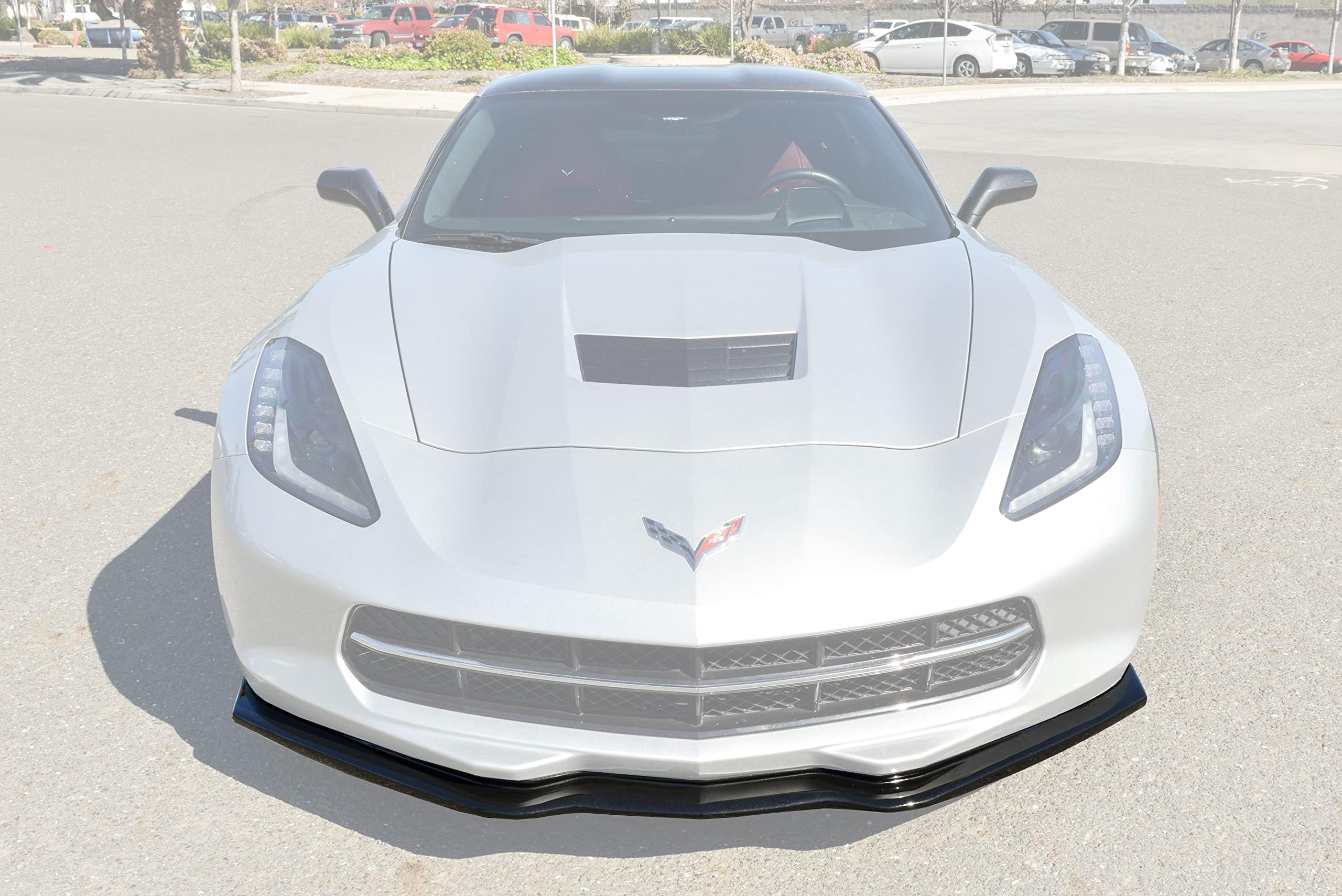 Amazon.com: Front Lip Spoiler Splitter Compatible with 2014-2019 C7 ...