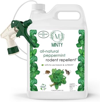 Amazon.com: Minty Rodent Repellent, Natural 5% Peppermint Oil Spray for ...