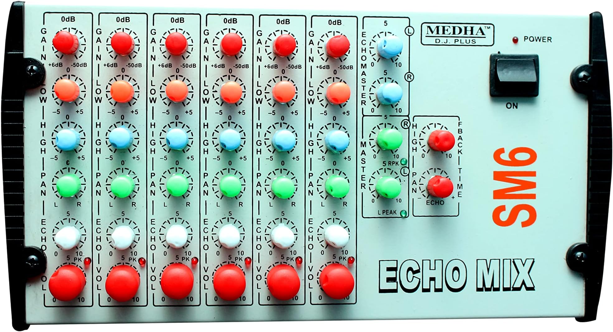 MEDHA PROFESSIONAL 8 CHANNEL STERO ECHO MIXER : Amazon.in: Musical ...