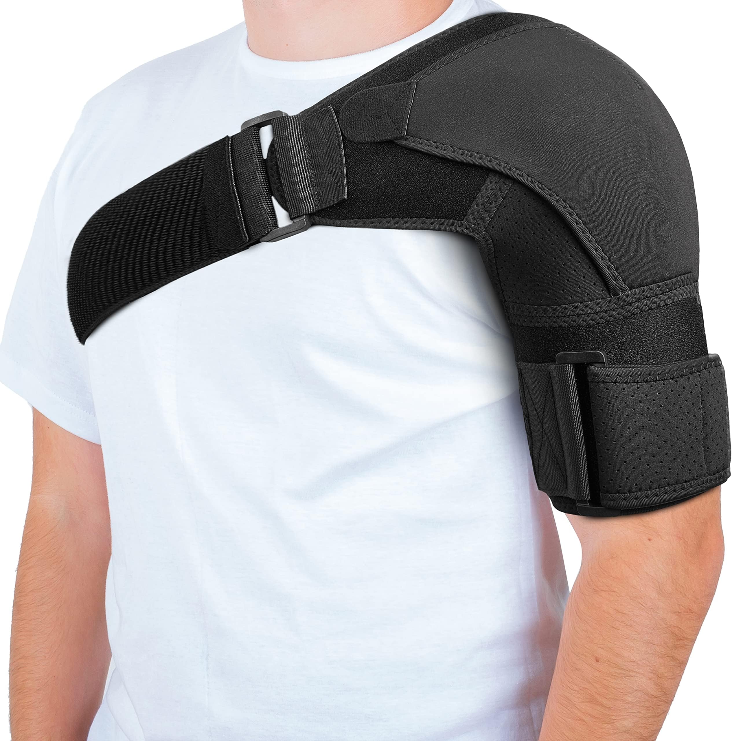 Amazon.com: Copper Joe Compression Shoulder Brace for Women & Men ...