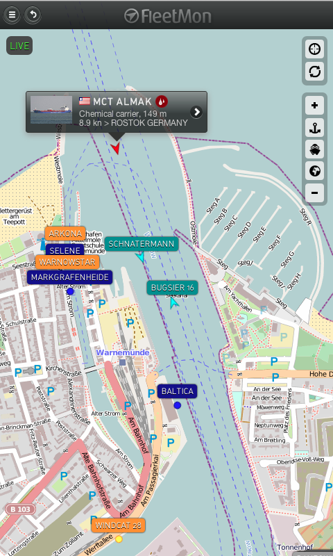 FleetMon mobile - live AIS ship positions - App on the Amazon Appstore