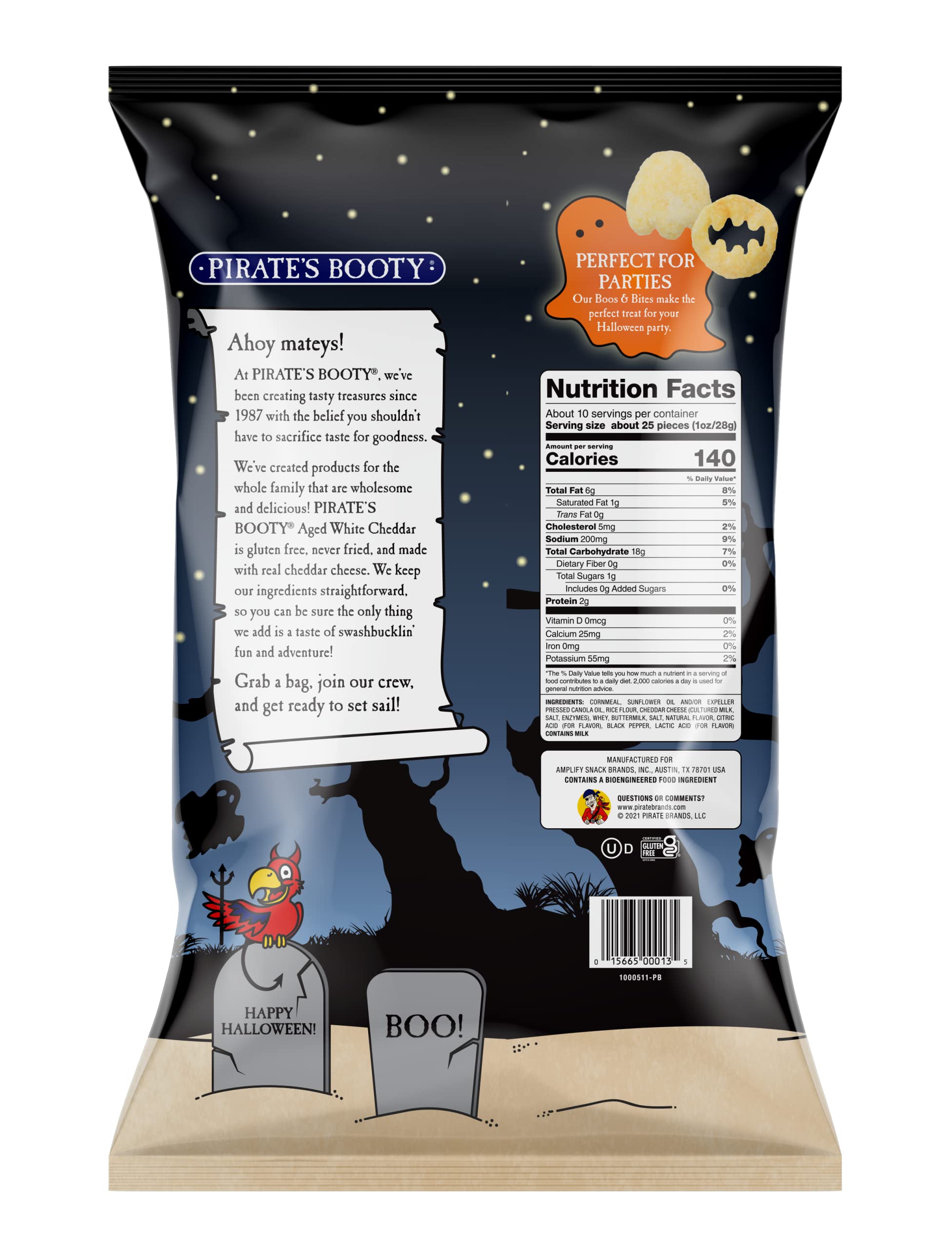 Snapklik.com : Pirates Booty Boos & Bites Shaped Snacks Party Bags