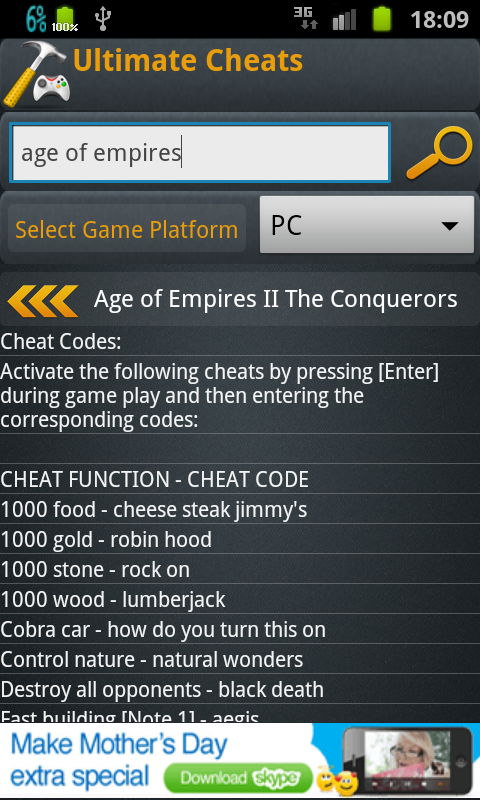 Ultimate Cheats - App on Amazon Appstore