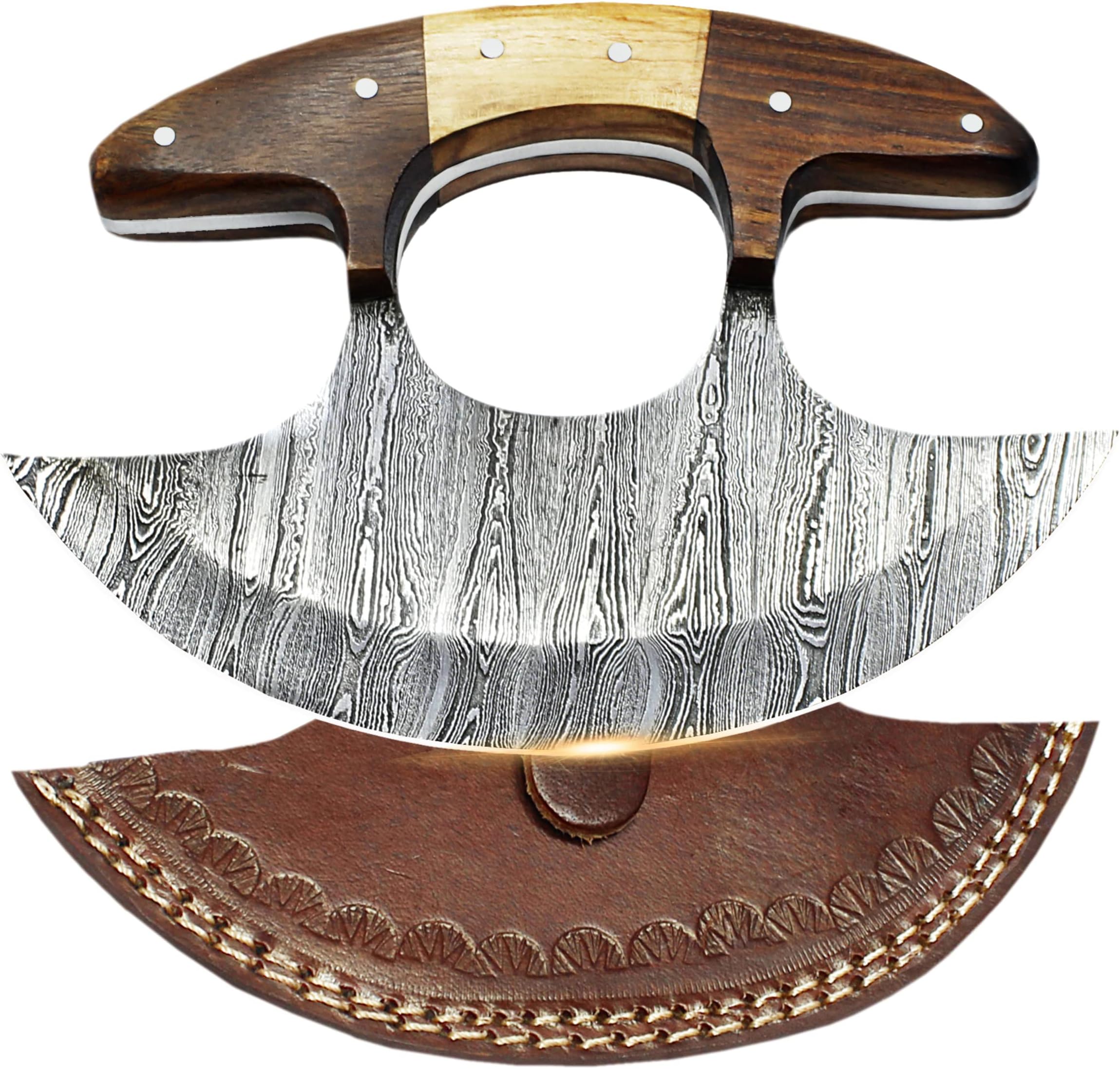 Amazon.com: Hibben Legacy Ulu Knife And Leather Sheath | 5cr15 ...