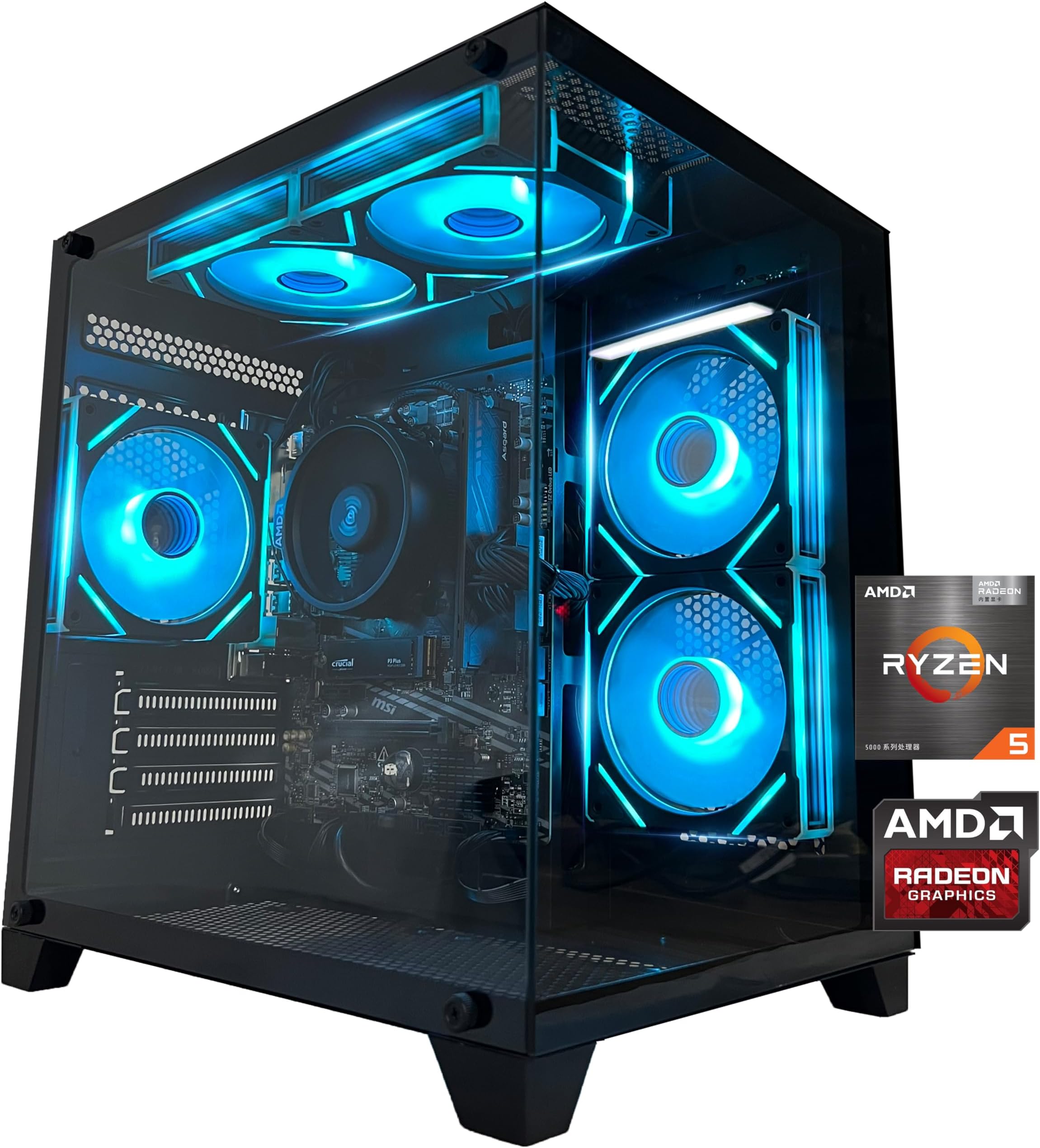 Amazon.com: NOVATECH Phantom - Prebuilt Gaming PC Desktop Computer ...