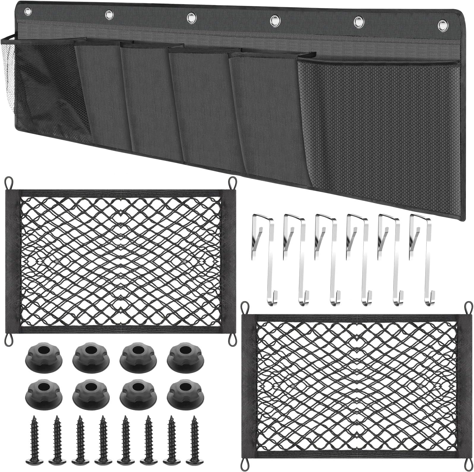 Amazon.com: 3 Pcs RV Accessories, 2 Small Cargo Net RV Pocket Storage ...