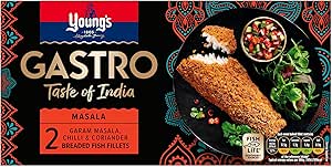 Young's Gastro Taste of India Garam Masala & Chilli Fish Fillets 270g ...