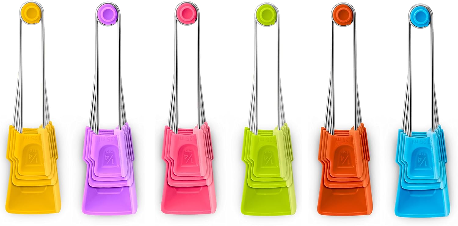 Amazon.com: Dreamfarm - Levoons Self-Leveling Measuring Spoons Set for ...