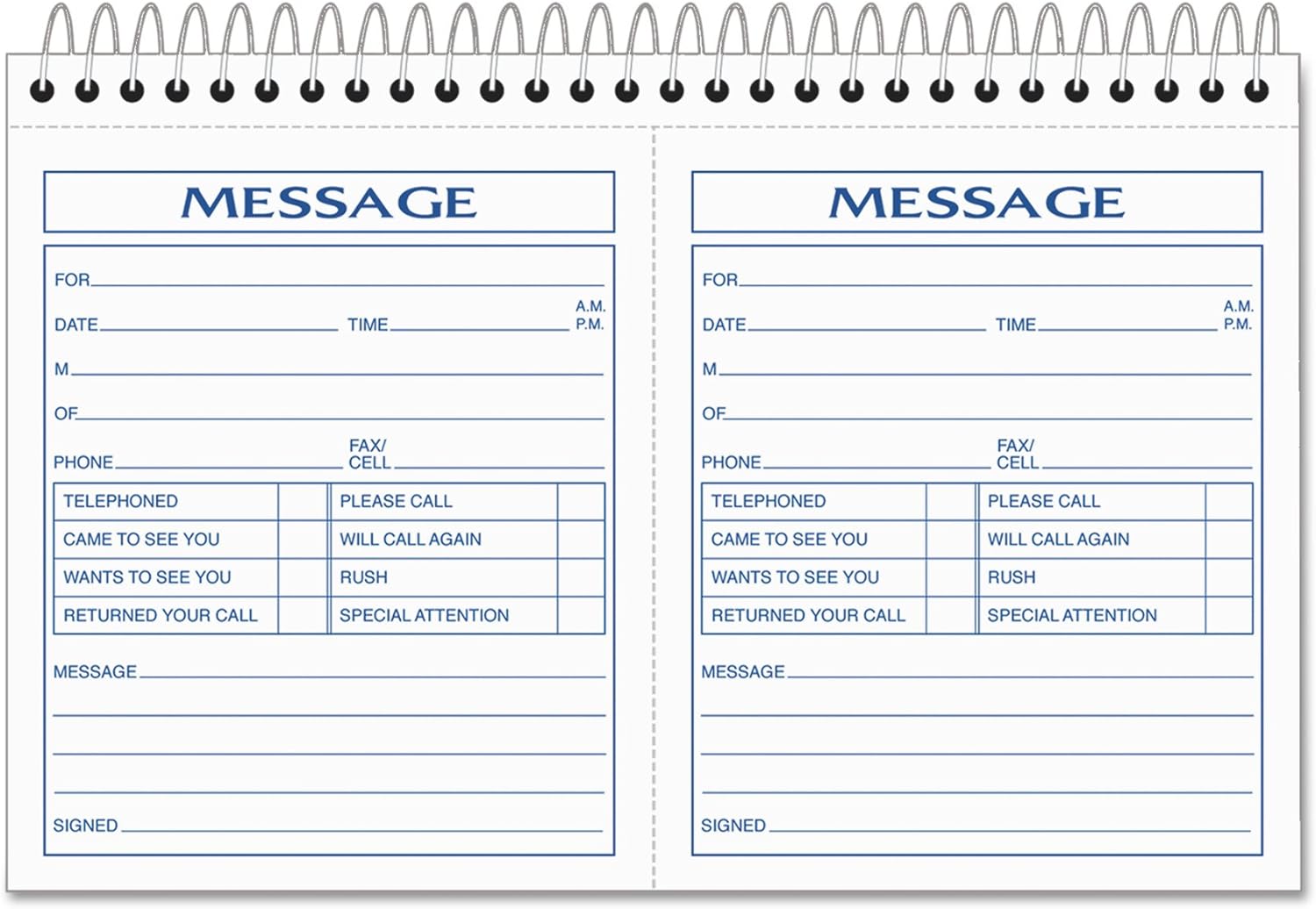 Amazon.com : TOPS Phone Message Forms Book, Carbonless Duplicate, 4.25 ...