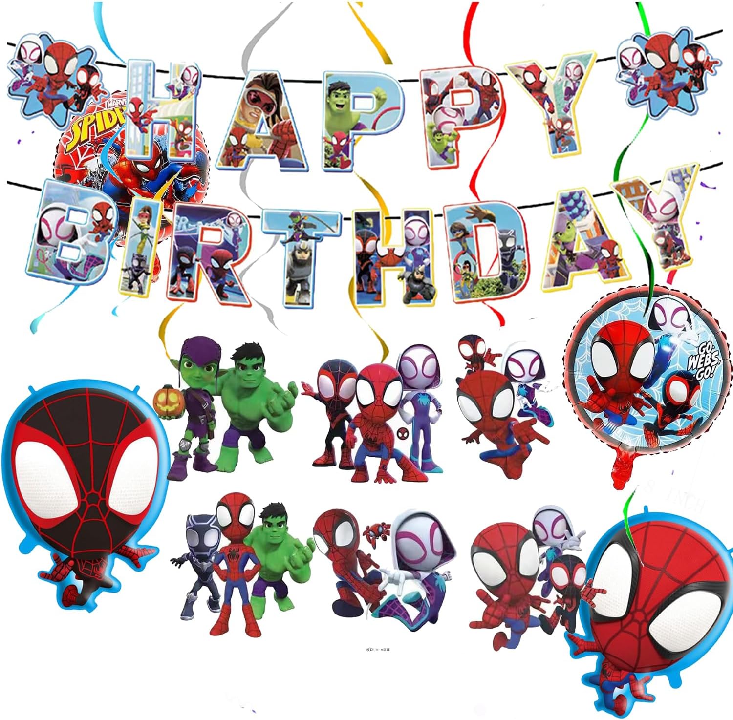 Amazon.com: Spidey and His Amazing Friends Birthday Party Supplies ...