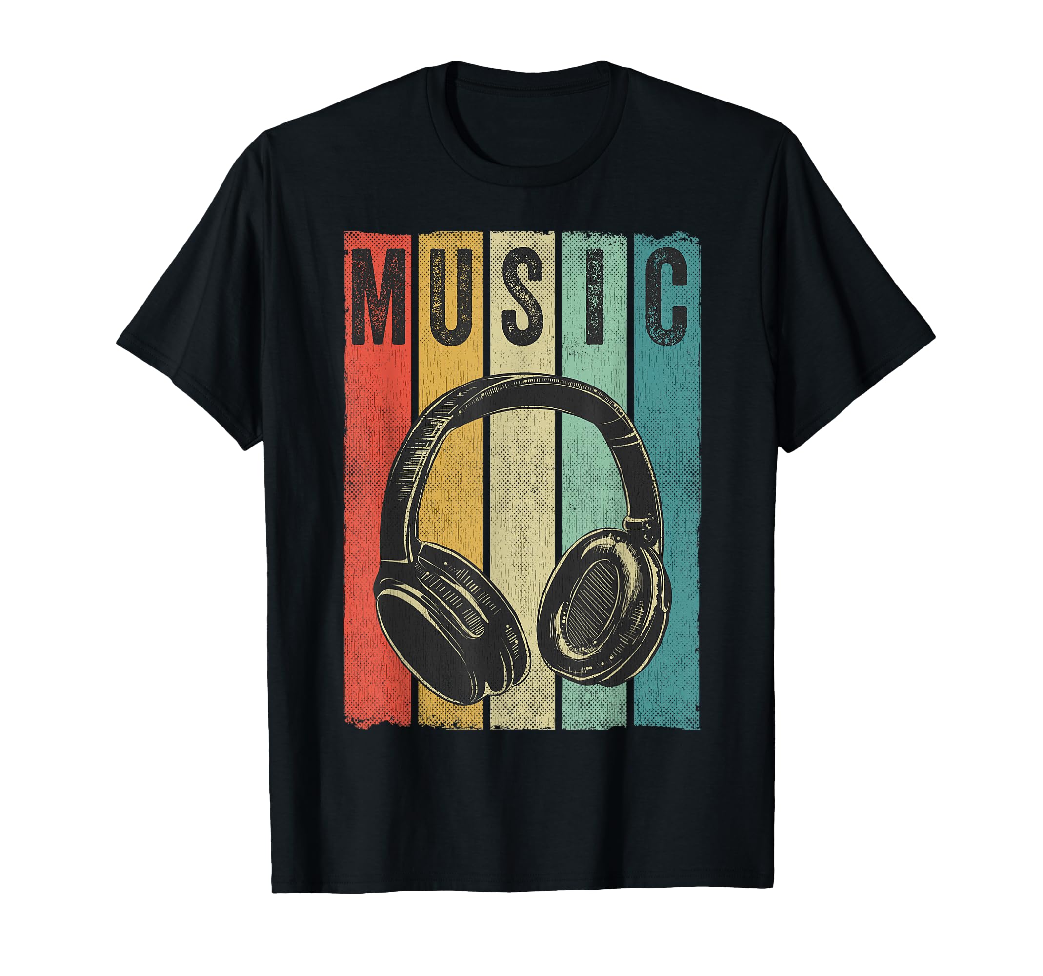 Amazon.com: Electronic Music Lover DJ Gift Vintage Retro Headphones T ...