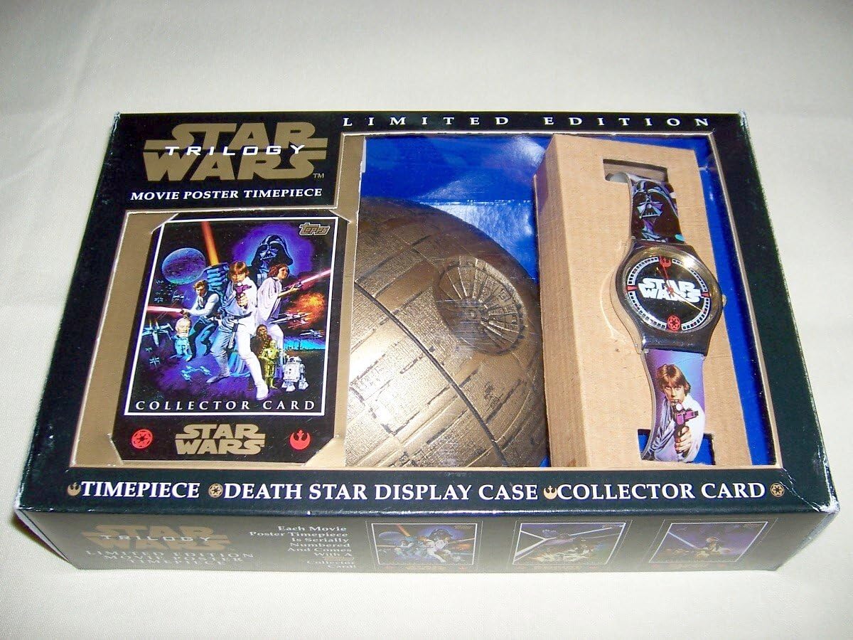 STAR WARS Trilogy Limited Edition Movie Poster Timepiece with Collector ...