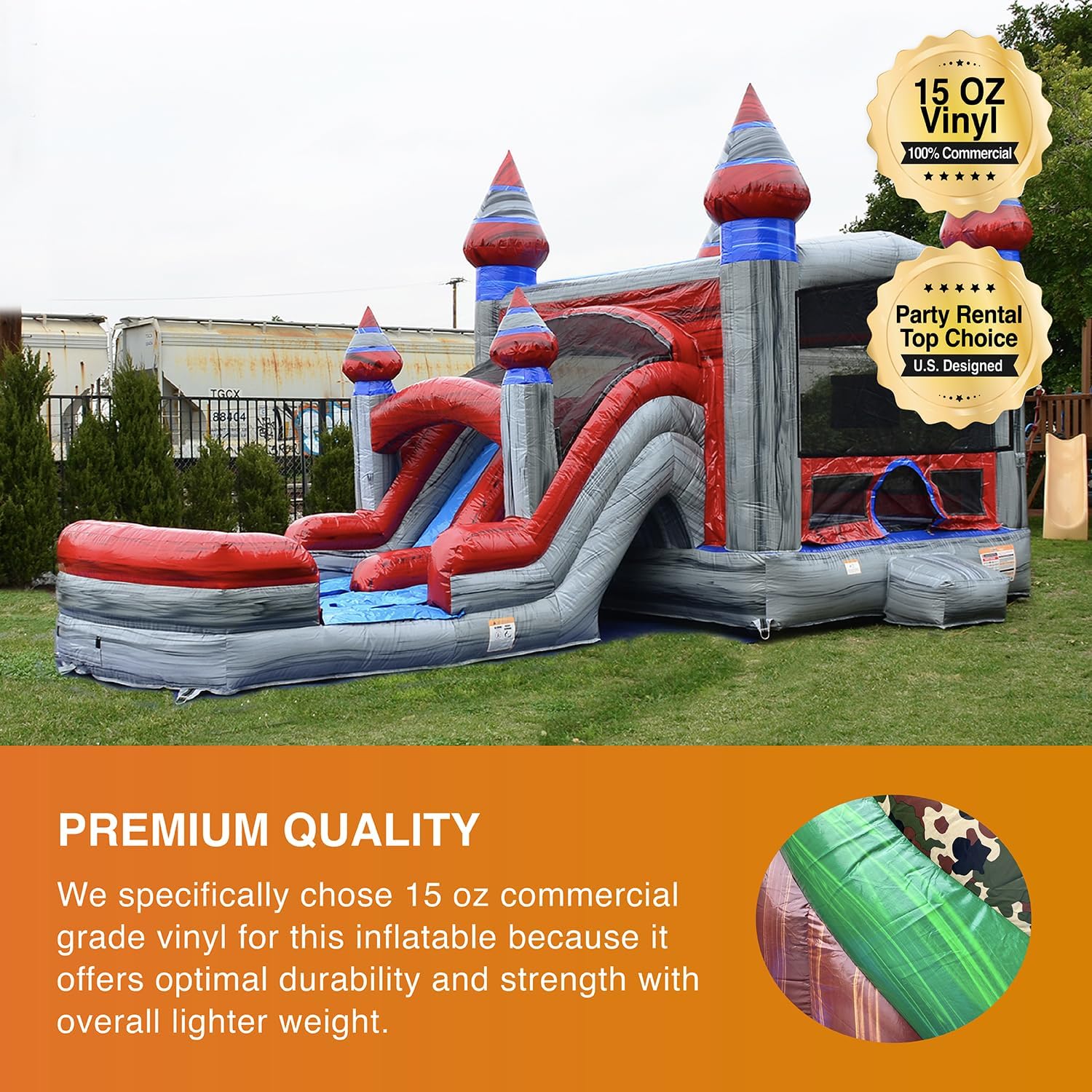 JumpOrange Titanium Commercial Grade Bounce House Nepal | Ubuy