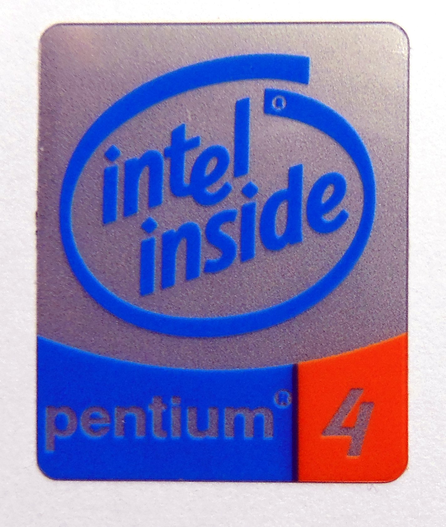 Amazon.com: VATH Sticker Compatible with Intel Inside Pentium 4 19 x ...