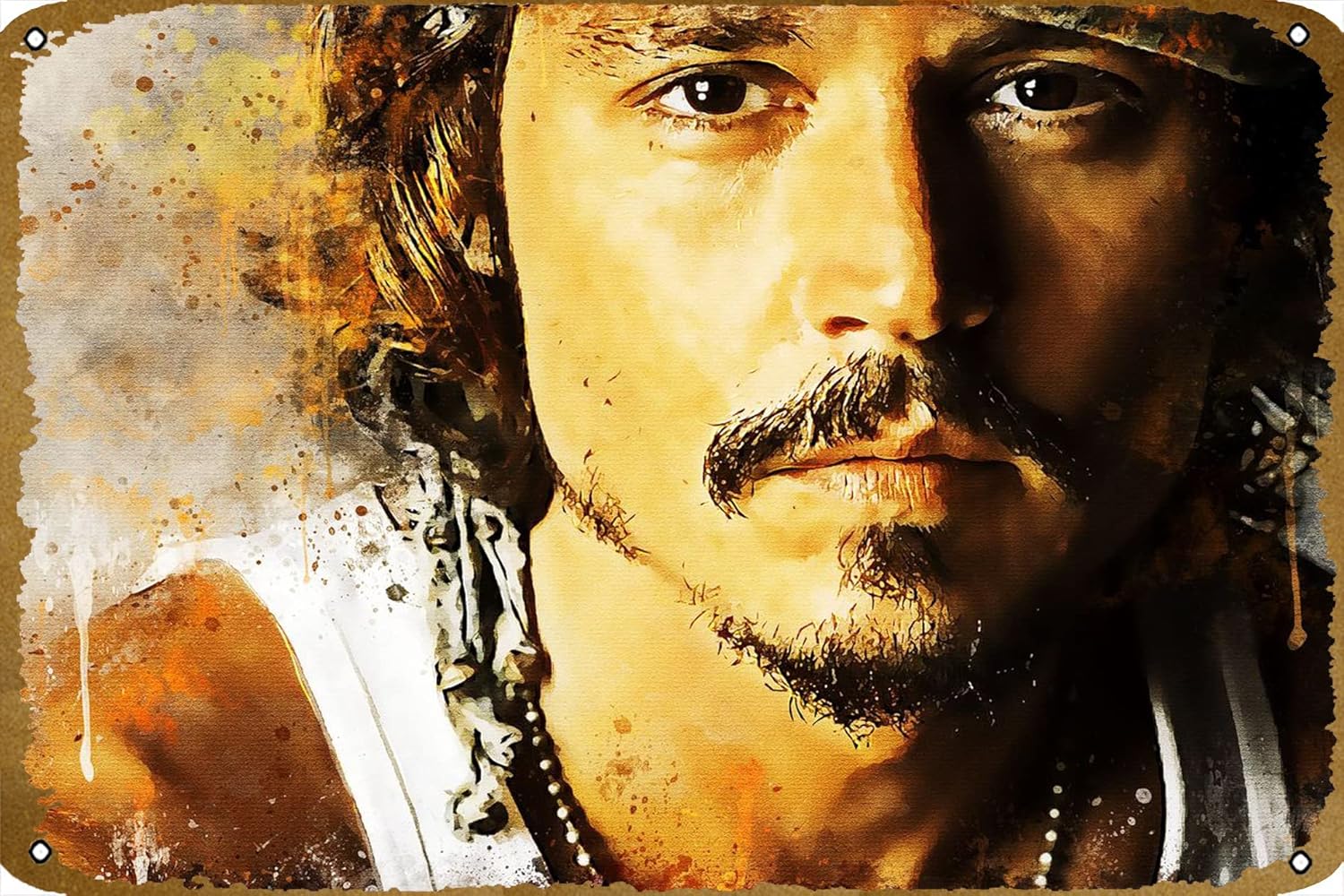 Amazon.com: Johnny Depp 12x8 inch Tin Signs Metal Signs Art Poster ...