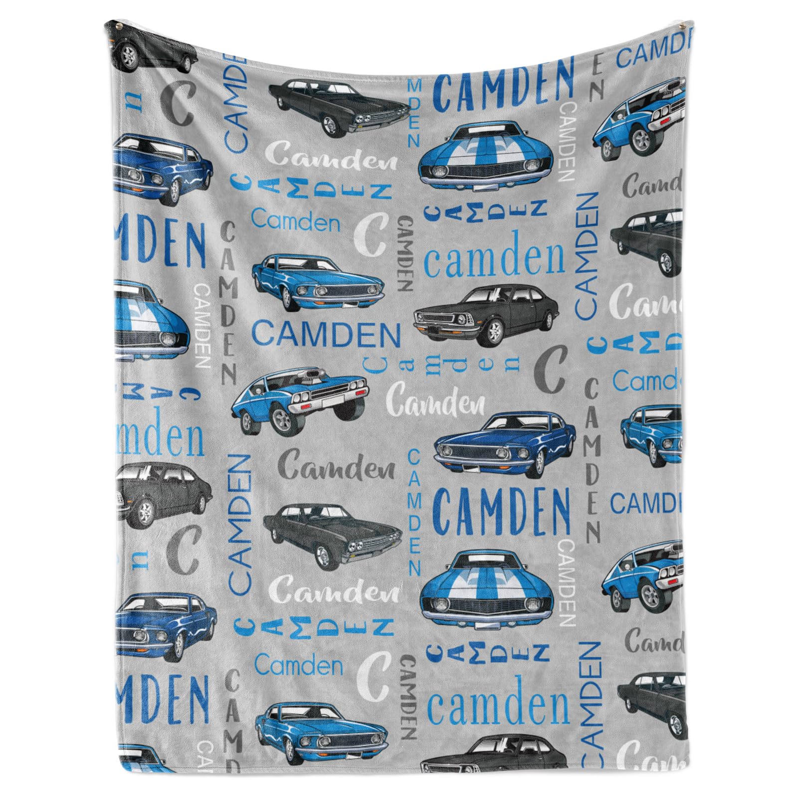 Amazon.com: ZOTIMEF Custom Name Car Blanket for Kids - Multi-Fonts ...