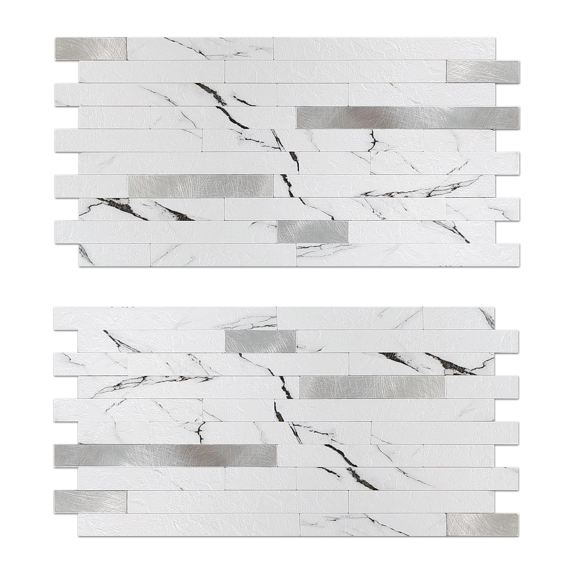 KASARO 20 Sheets Peel and Stick Backsplash Tile for Kitchen Wall, PVC ...