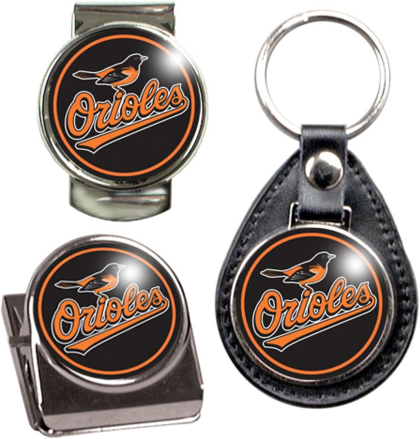 Amazon.com : MLB Baltimore Orioles Key Chain, Money Clip & Magnet Clip ...