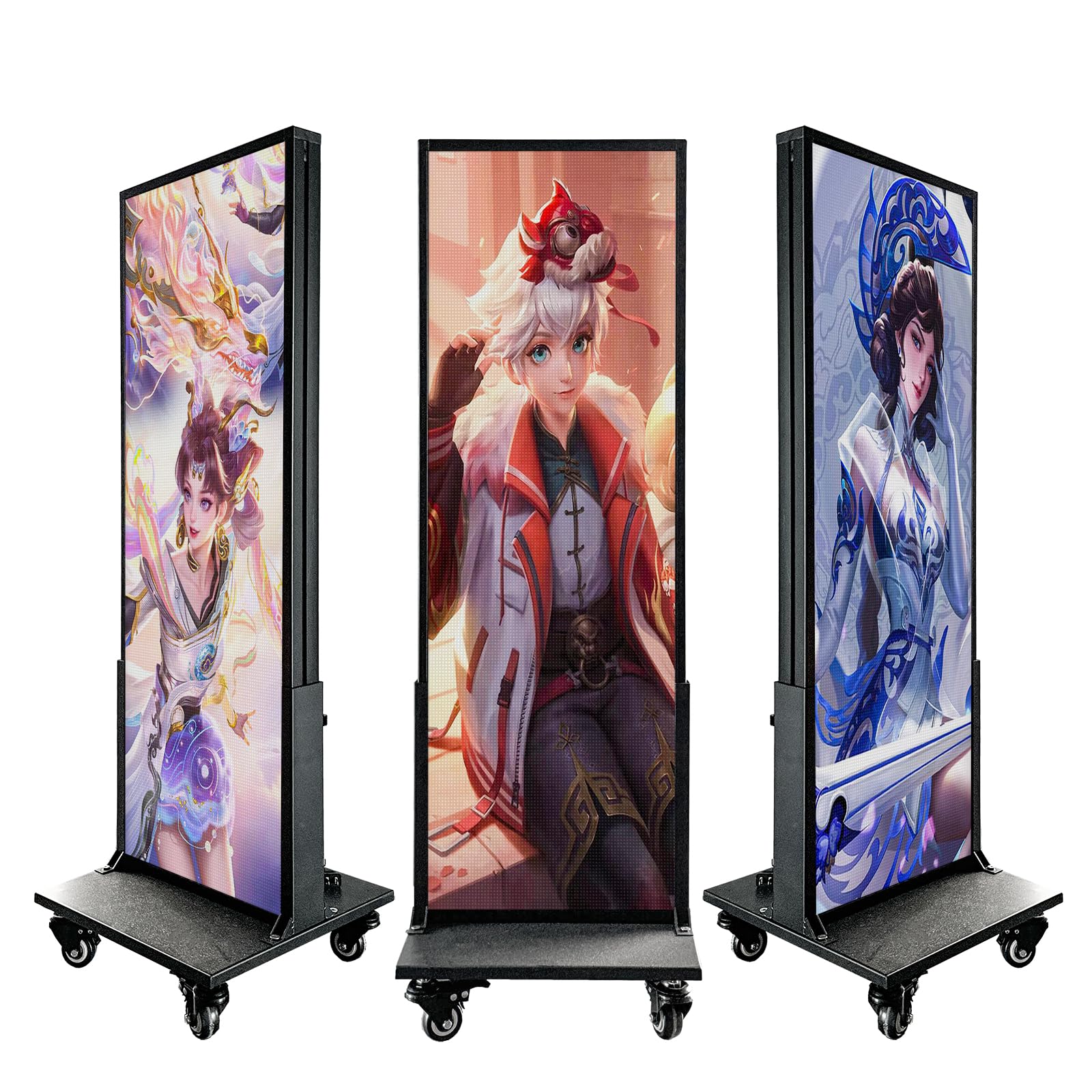Amazon.com : P4 Outdoor HD Vertical Movable Poster Screen WiFi ...