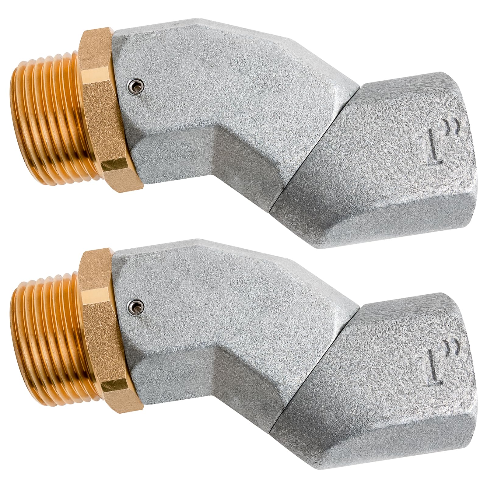 Amazon.com: Bularie 1" NPT Fuel Hose Swivel Kit Multi-Plane 360 ...