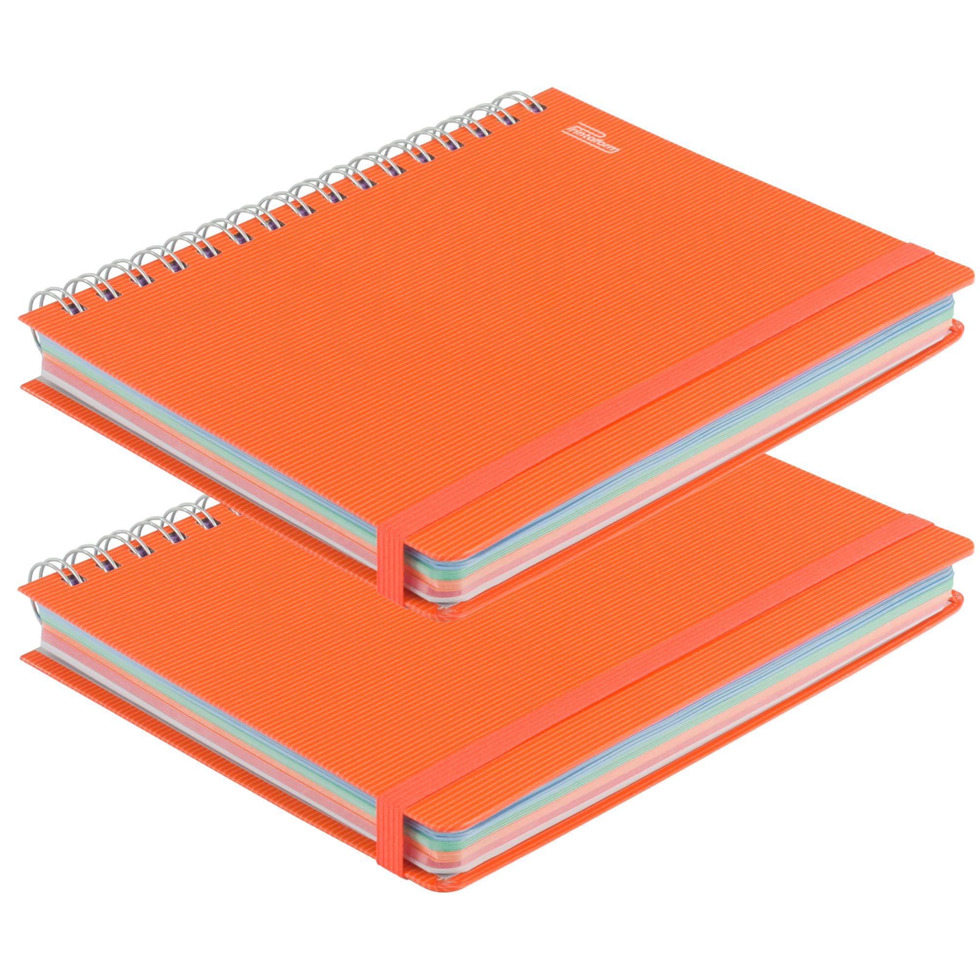 Printaform Libreta Forma Francesa Arcoíris Universitaria 200h, 2 piezas ...