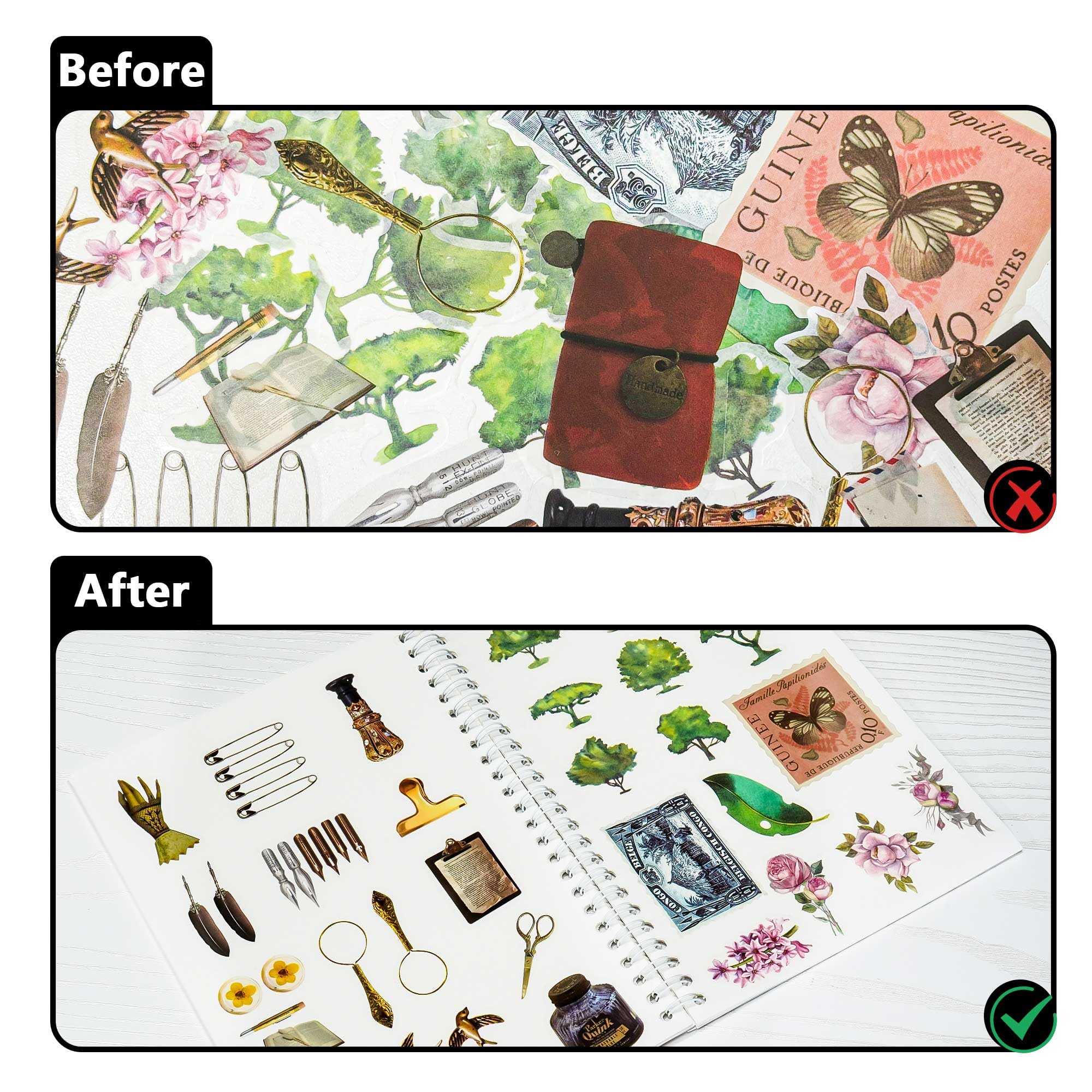 Snapklik.com : Hiwhy Reusable Sticker Storage Book Collecting Album ...