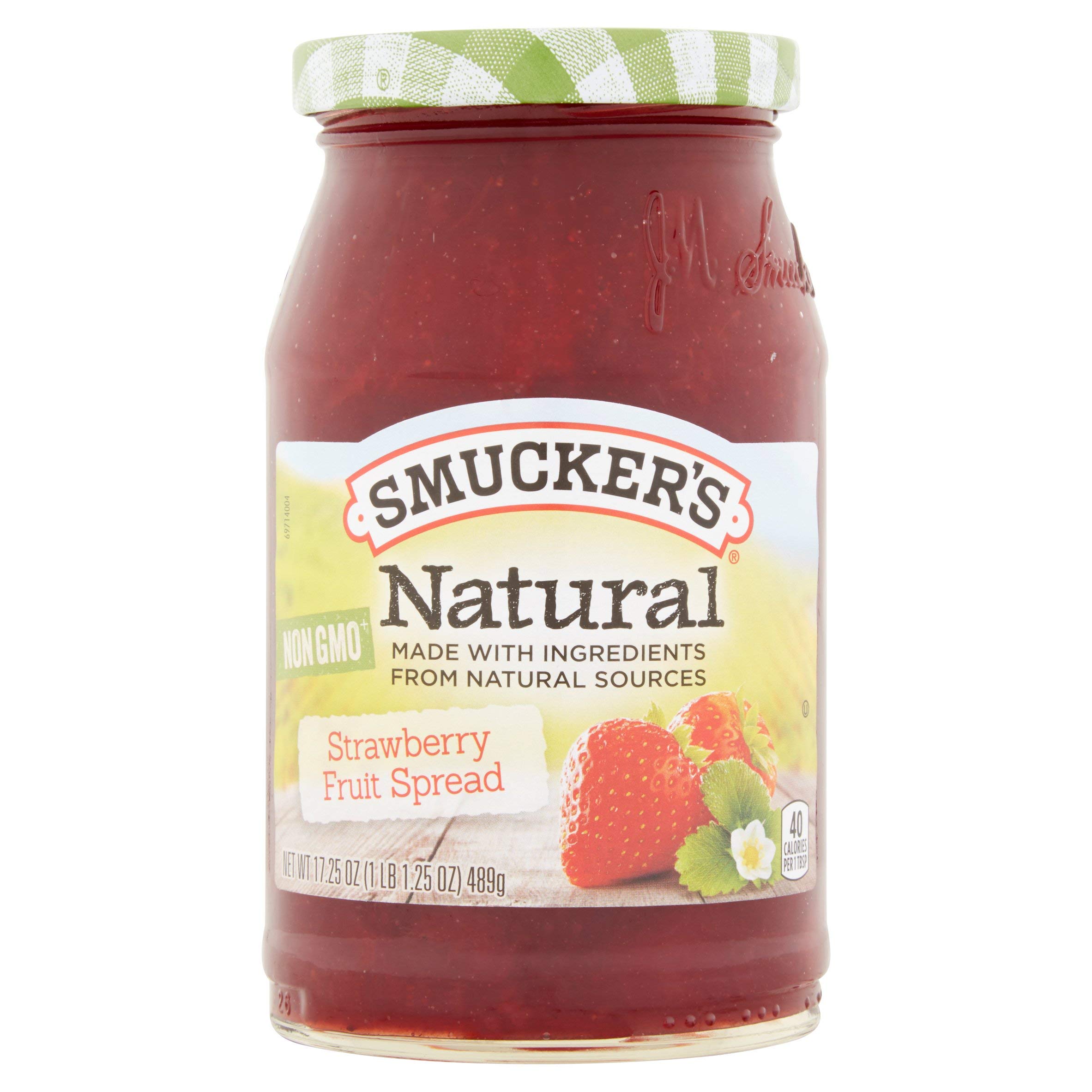 exp date 02/2025--Smucker's Natural Fruit Spread 17.25oz Jar (Pack of 6 ...