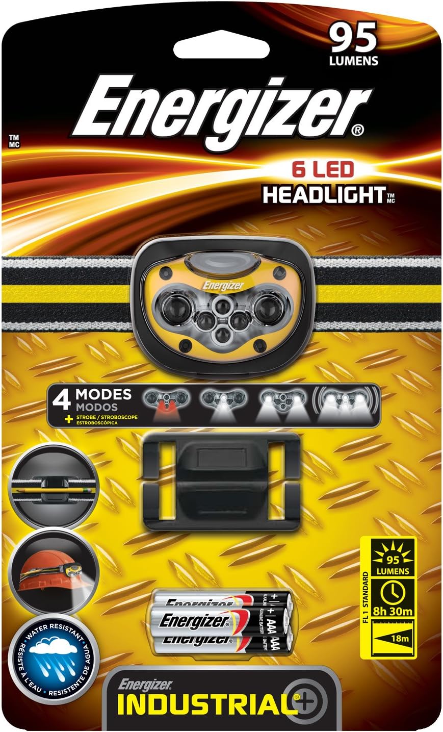Amazon.com : Energizer 6 LED Headlight : Camping Headlamps : Sports ...