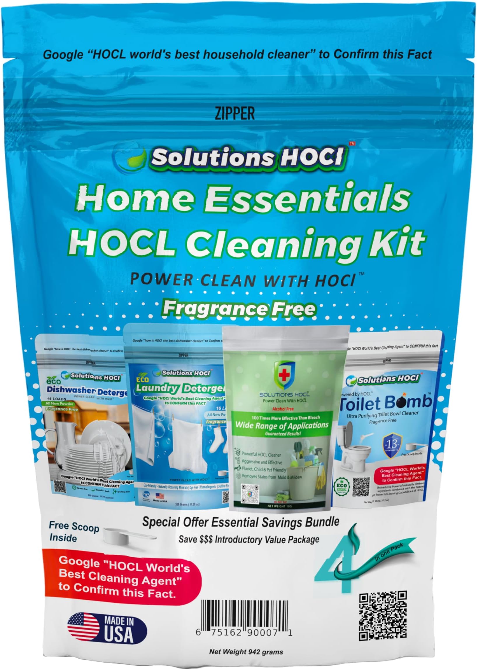 Amazon.com: Solutions HOCL Power Clean with HOCL - Dishwasher, Laundry ...