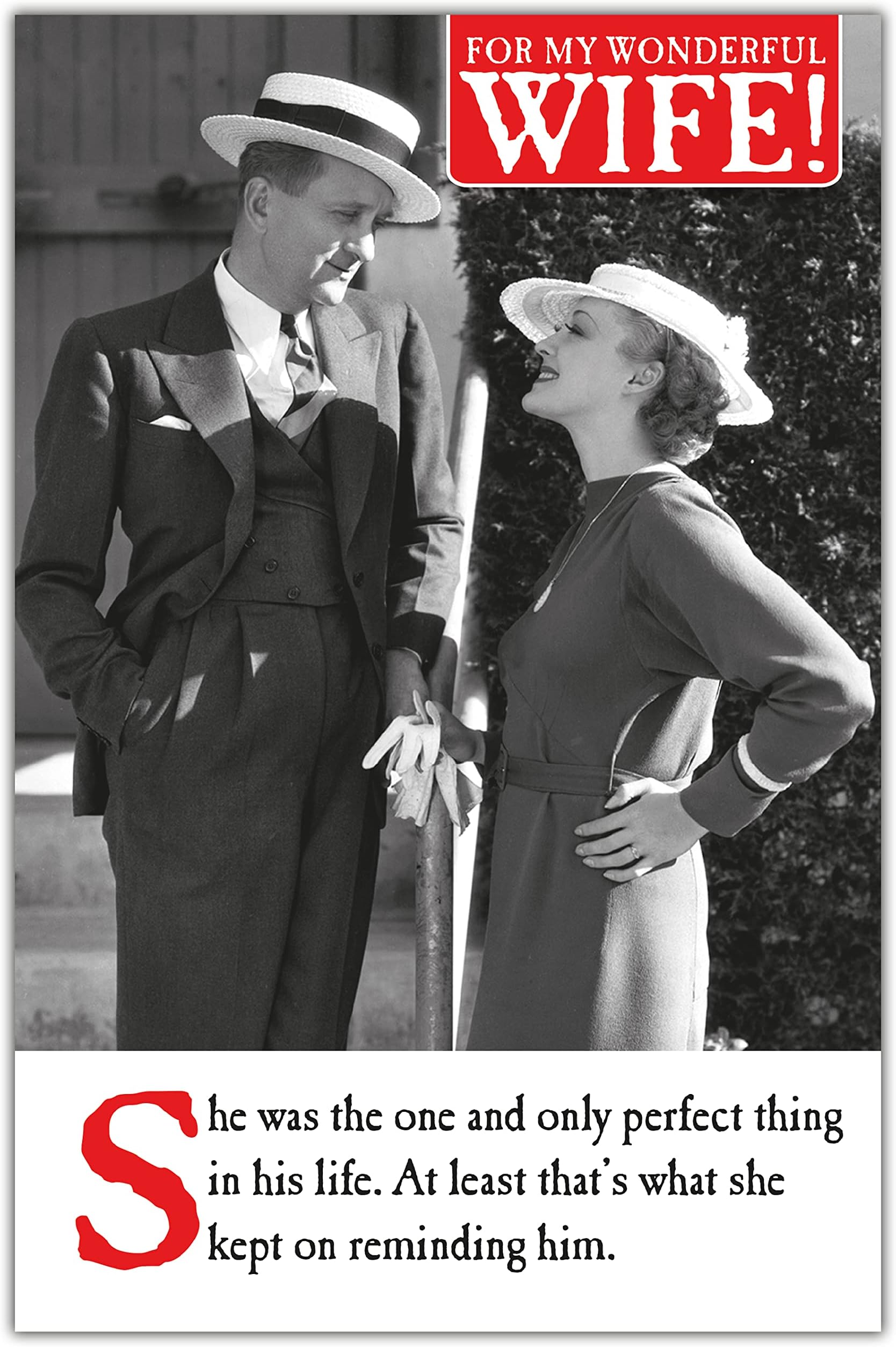 TO MY WONDERFUL WIFE VALENTINES DAY CARD. ART DECO DESIGN. 9 X 6 INCHES ...