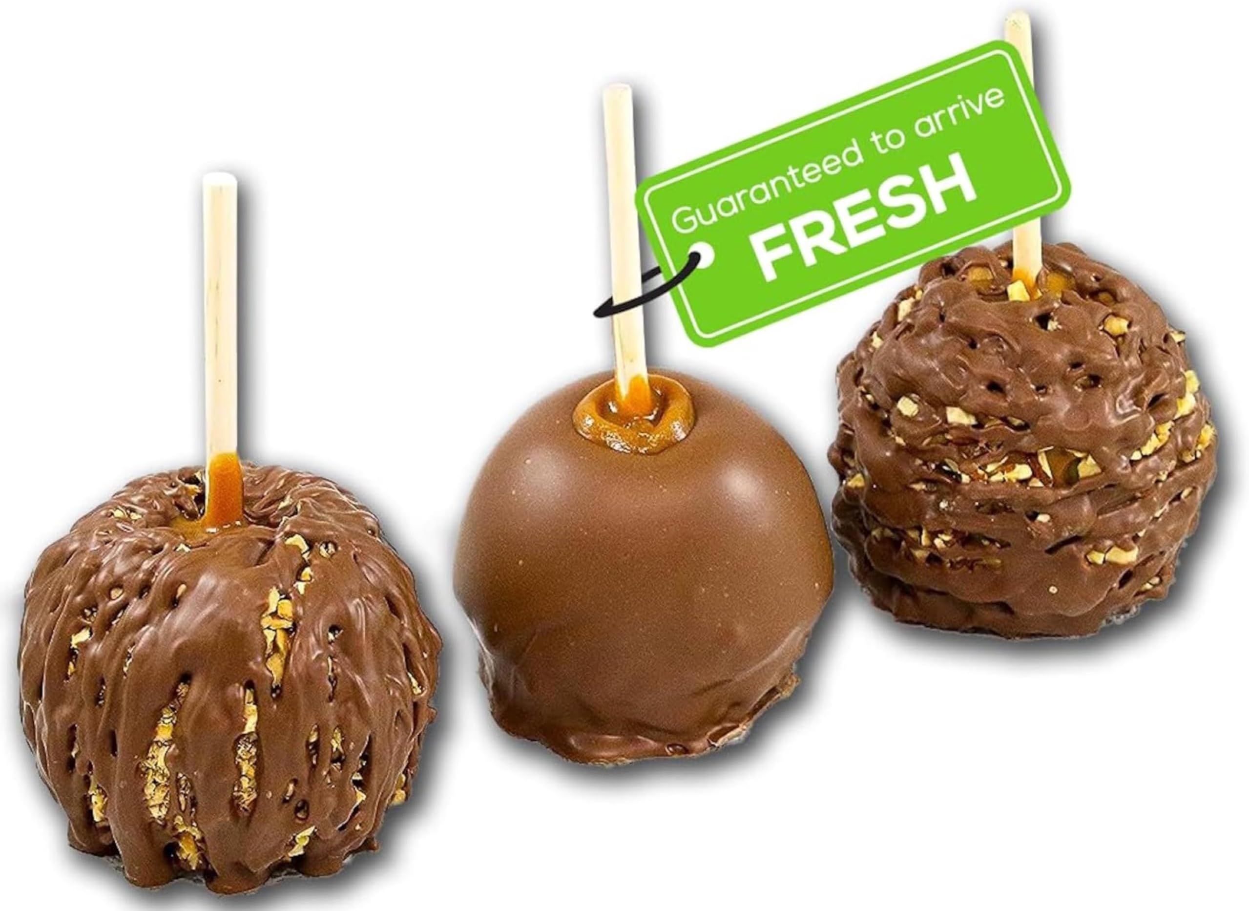 Amazon.com : Affy Tapple The Original Plain Caramel Apple 6-Pack ...
