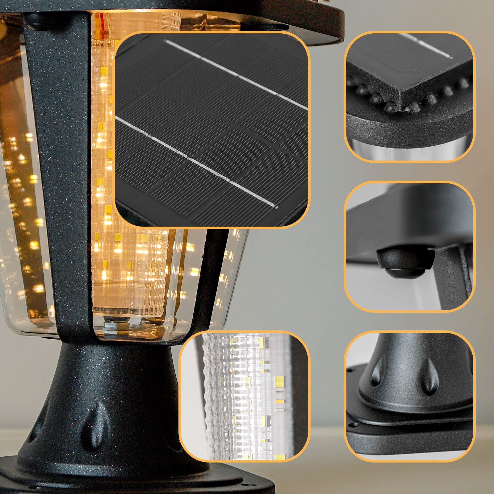 Kendal Solar Pillar Lamp Post Solar Lights