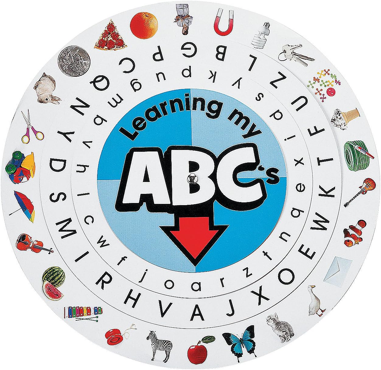 Amazon.com: Fun Express Alphabet Learning Wheels - Colorful, Engaging ...