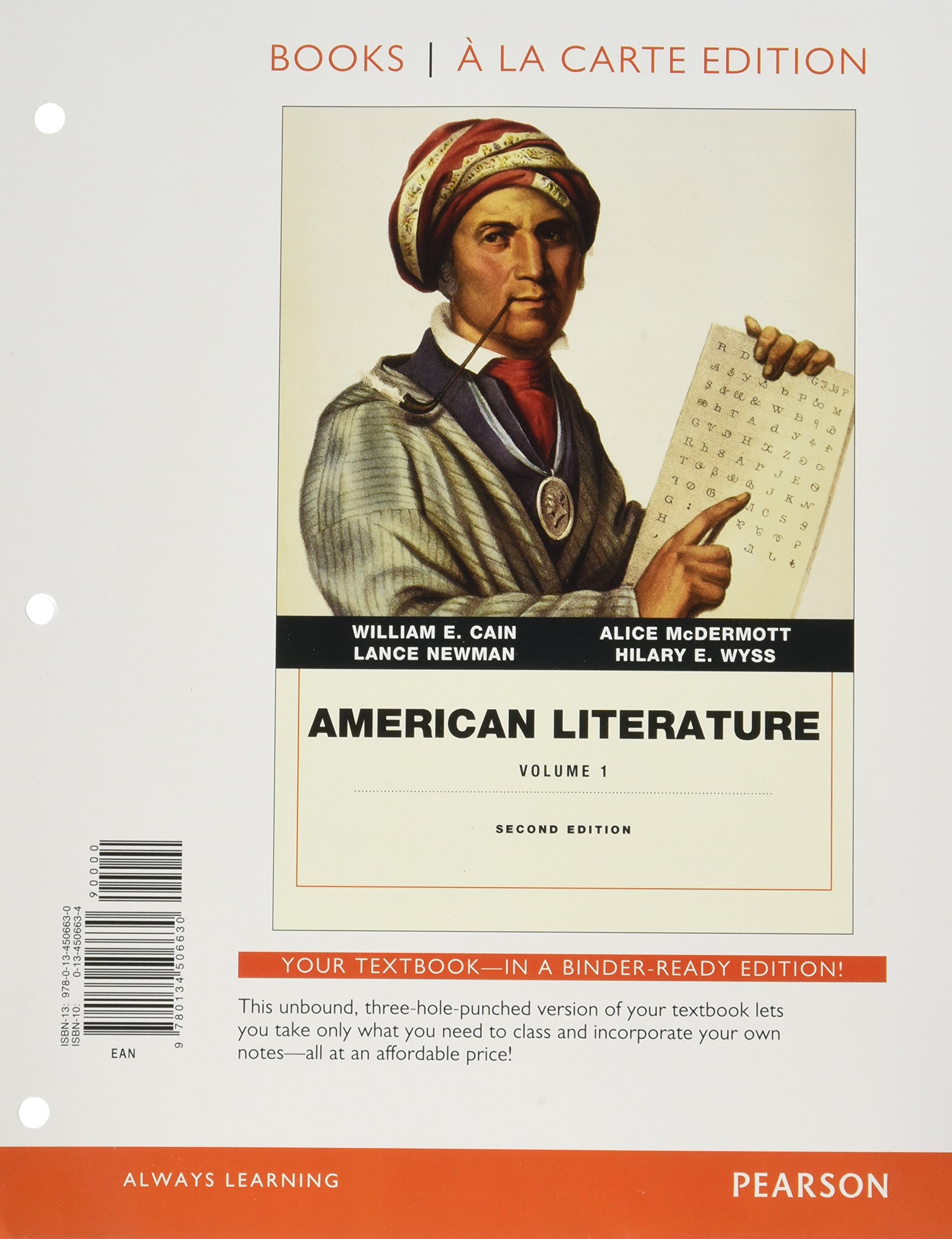 Amazon.com: American Literature - Volume 1: 9780134506630: Cain ...