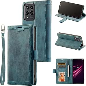 Amazon.com: LBYZCASE Wallet Case for T-Mobile Revvl 6 Pro 5G,Flip Folio Leather Magnetic ...