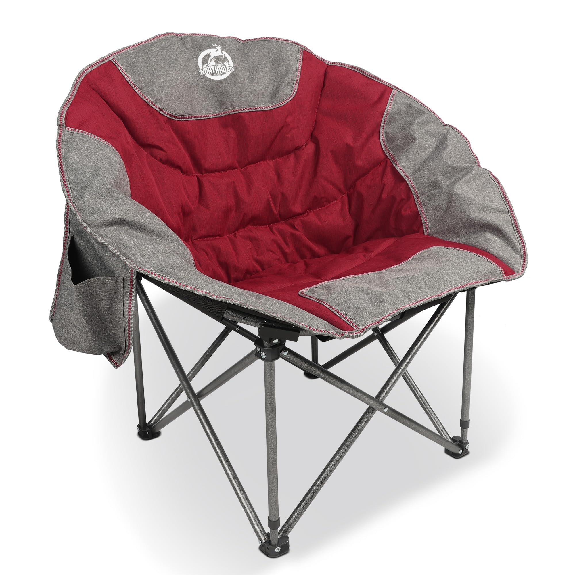 Amazon.com: Northroad Folding Camping Moon Chair, Outdoor Saucer Round ...