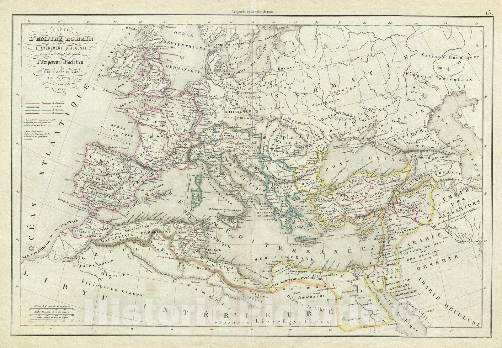 Roman Empire Map Augustus