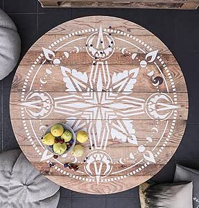 Amazon.com: Bohemian - Compass Stencil - Large Reusable Mandala Stencil ...