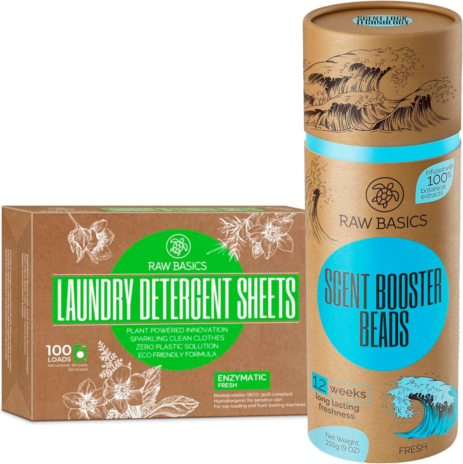 Amazon.com: RAW BASICS Scent Boosters for Washer, Fresh Aroma, and ...