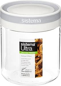 Sistema Ultra Tritan Airtight Pantry Storage Container | 770 ml Round ...