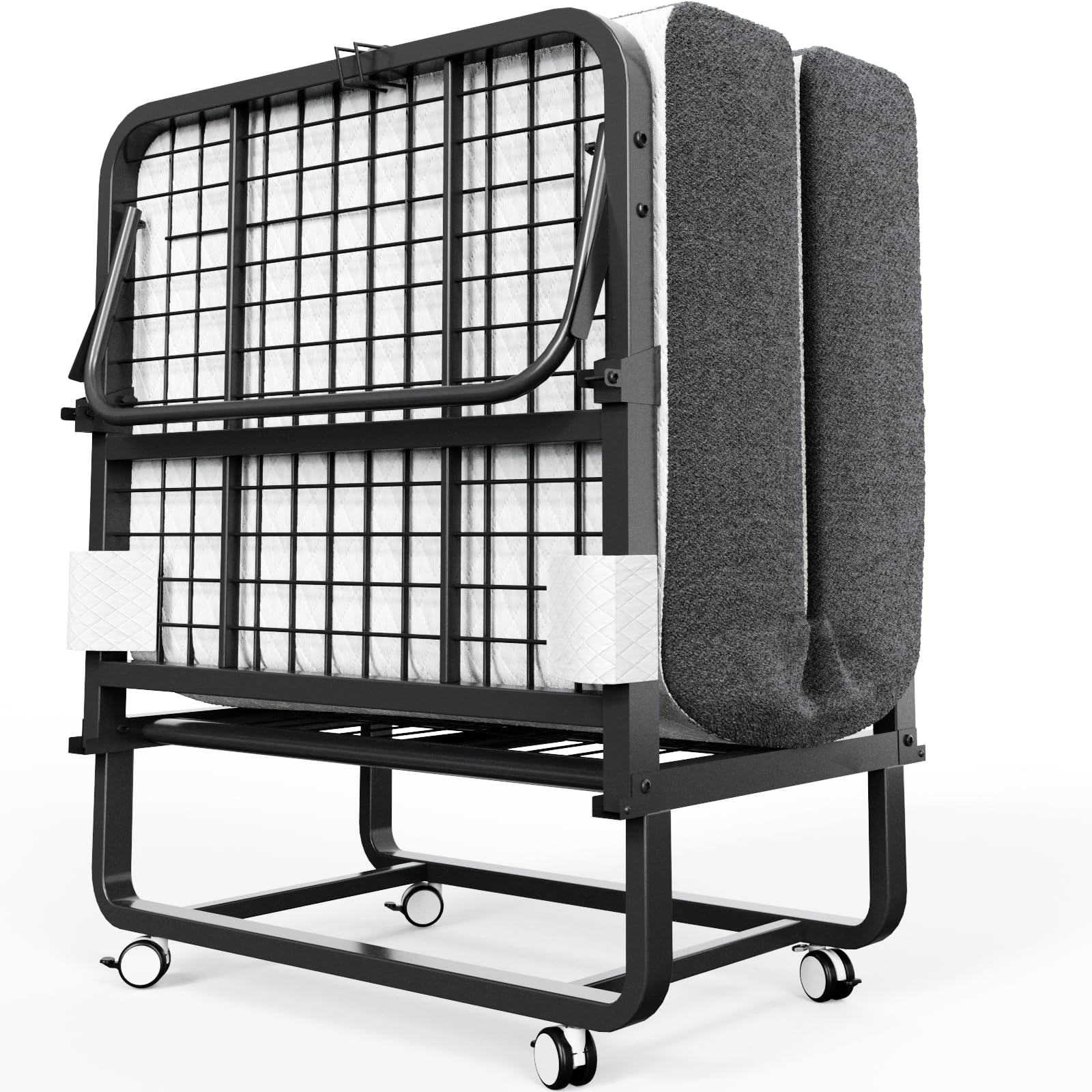 Amazon.com: VERMESS Folding Bed with 5" Memory Foam Mattress,75" x 32 ...